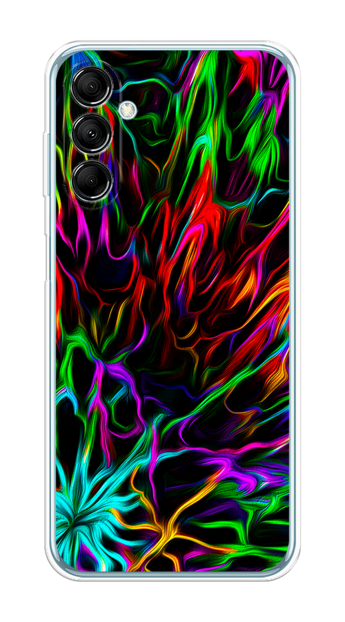 Чехол на Samsung Galaxy M14 5G "Разноцветные разводы"