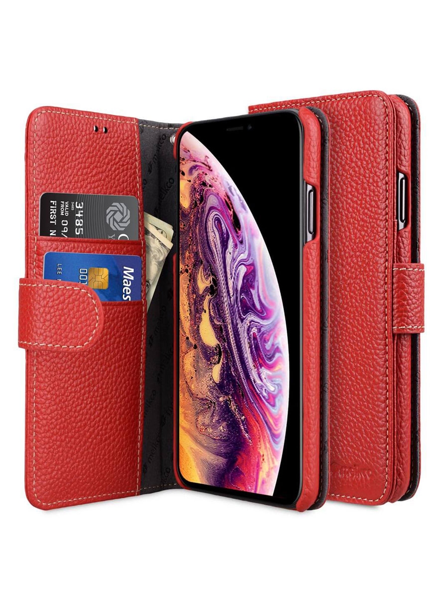 Чехол Melkco Wallet Book Type для Apple iPhone 11 Red