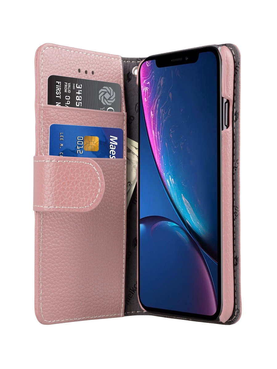 Чехол Melkco Wallet Book Type для Apple iPhone 11 розовый