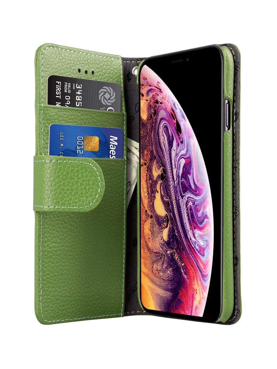 Чехол Melkco Wallet Book Type для Apple iPhone 11 Green