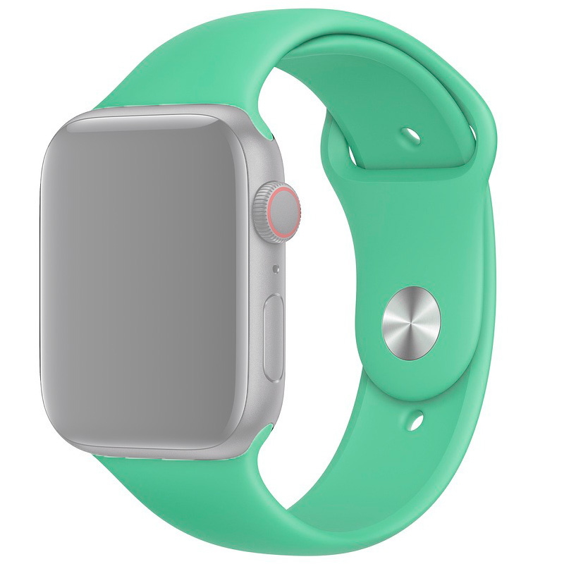 Ремешок InnoZone для Apple Watch 1/2/3/4/5 silicone 38/40 mm - Mint (APWTSI38-50)