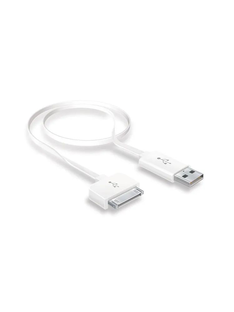 Кабель USB - Apple 30-pin Craftmann белый 1 м. для iPhone 2G/ 3G/ 3Gs/ 4/4S