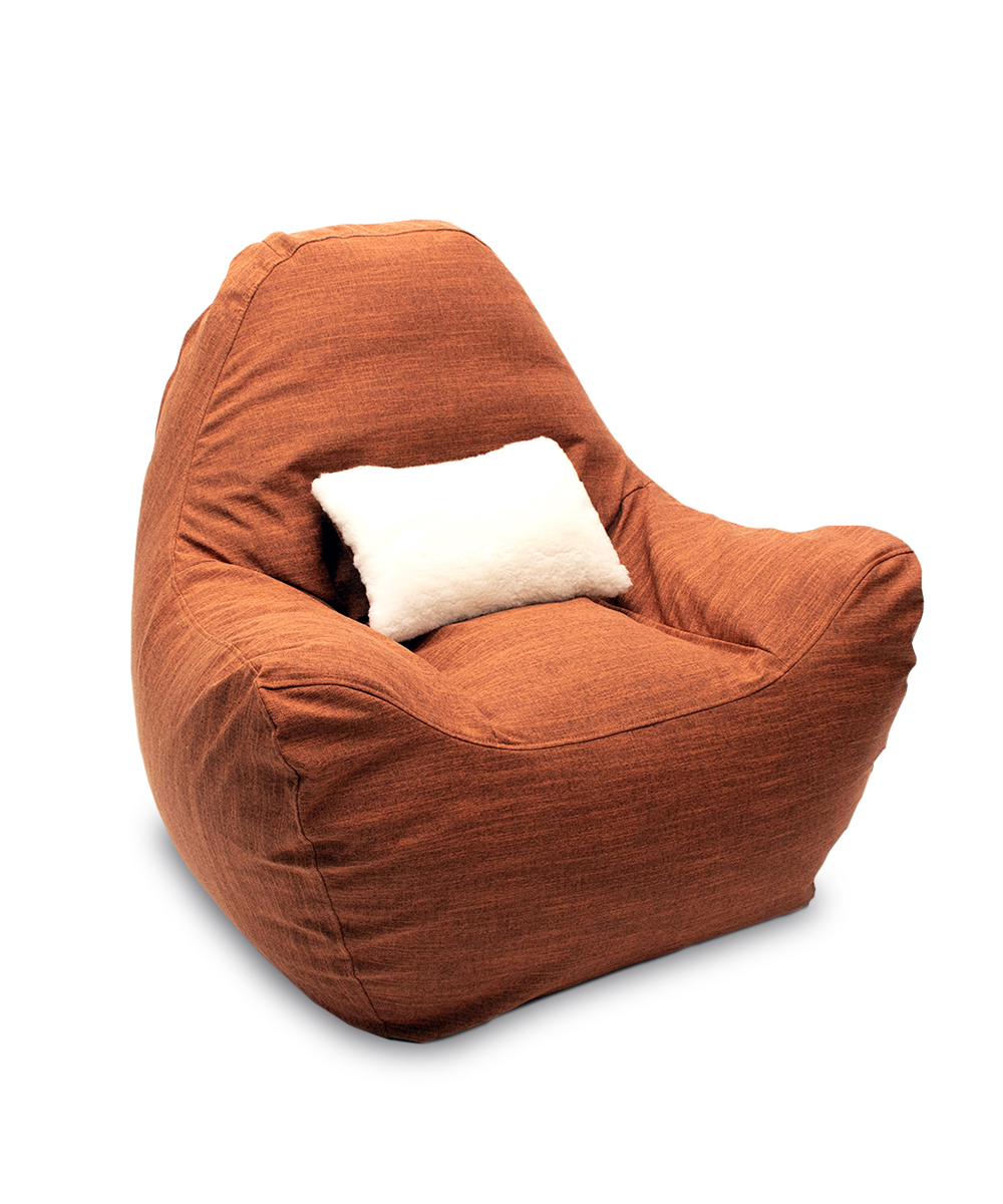 Кресло-мешок WowPuff ЭДЕМ 250201020050 100x90x90 см, Оранжевый