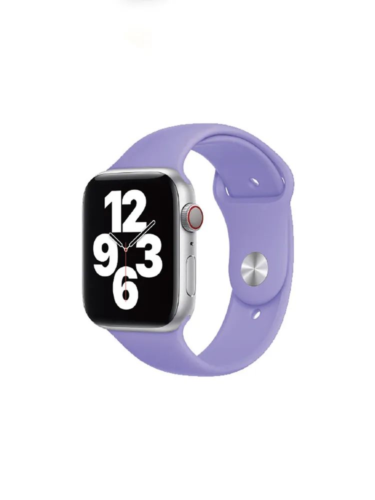 Ремешок для Apple Watch WIWU Single Color Silicon watch band 38/40mm Purple