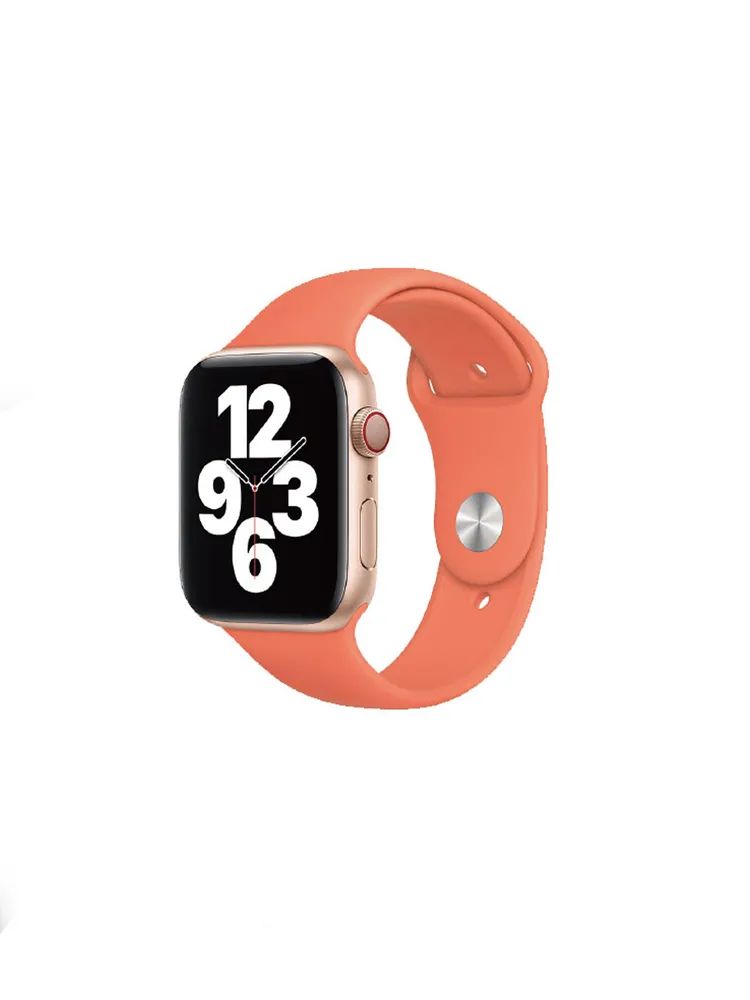 Ремешок для Apple Watch WIWU Single Color Silicon watch band 38/40mm Orange