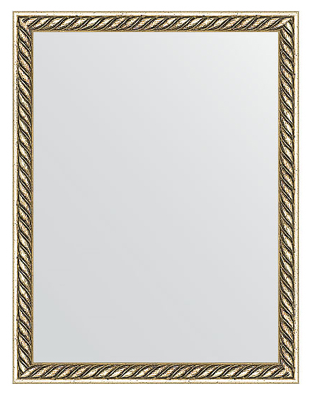 Зеркало в раме 35x45см Evoform BY 1338 витая латунь