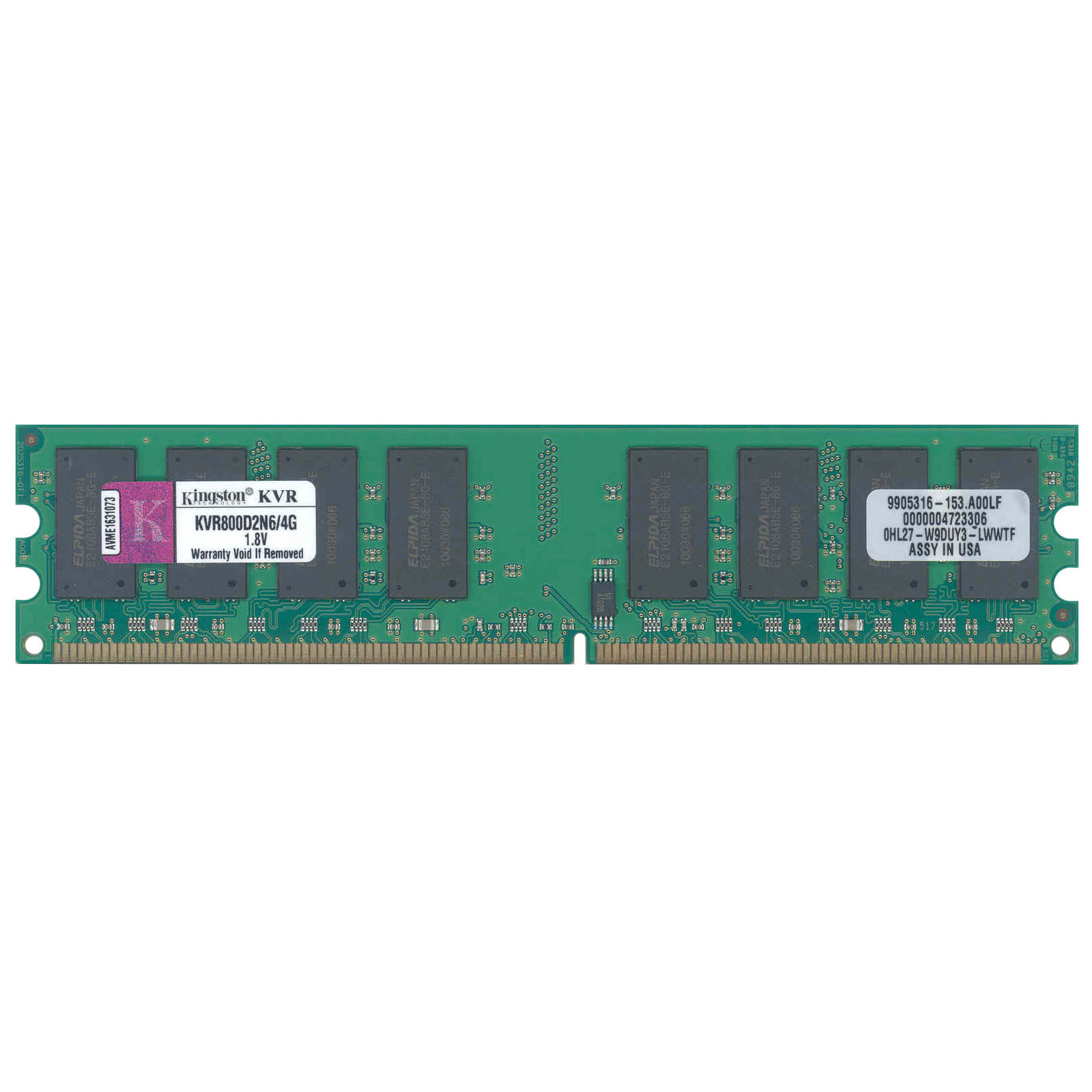 Оперативная память Kingston 4Gb DDR-II 800MHz (KVR800D2N6/4G)