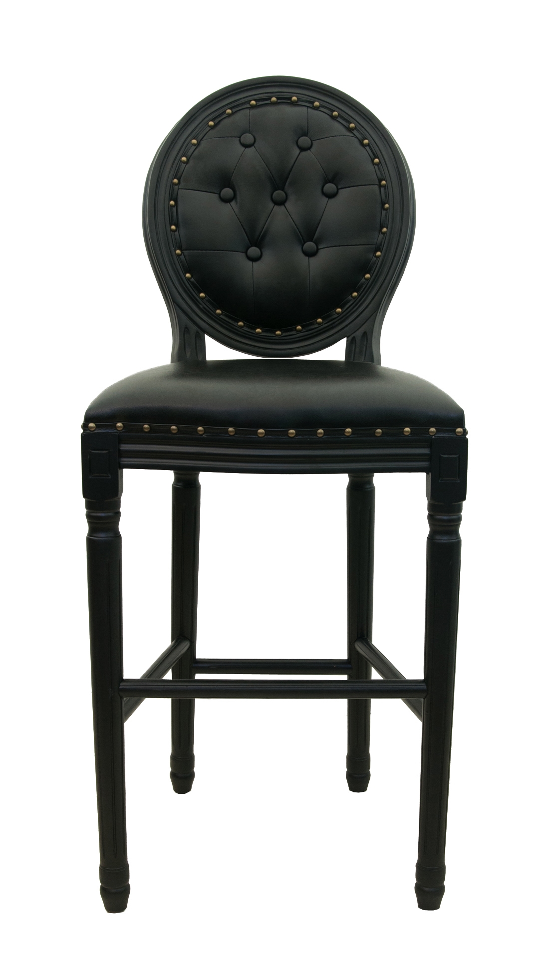 Комплект барных стульев 2 шт. Mak-interior 5KS24519-WB, черный