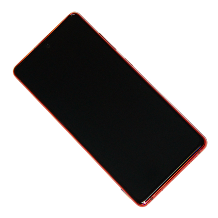 Дисплей для Samsung SM-G780F (Galaxy S20 FE) модуль в сборе с тачскрином <красный> (OEM)