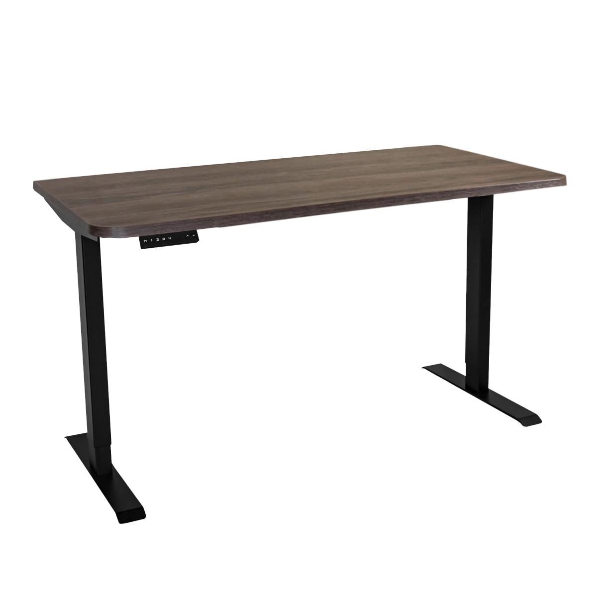 Эргономичный подъемный стол LuxAlto 34294, Дуб коричневый ЛДСП 140x70 см, подстолье SR2