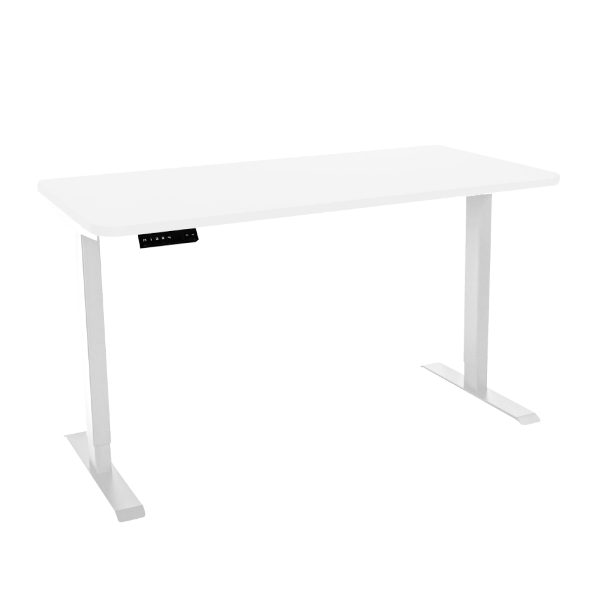 Письменный стол с электрорегулировкой высоты LuxAlto 34266, Белый 140x70 см, подстолье SR2
