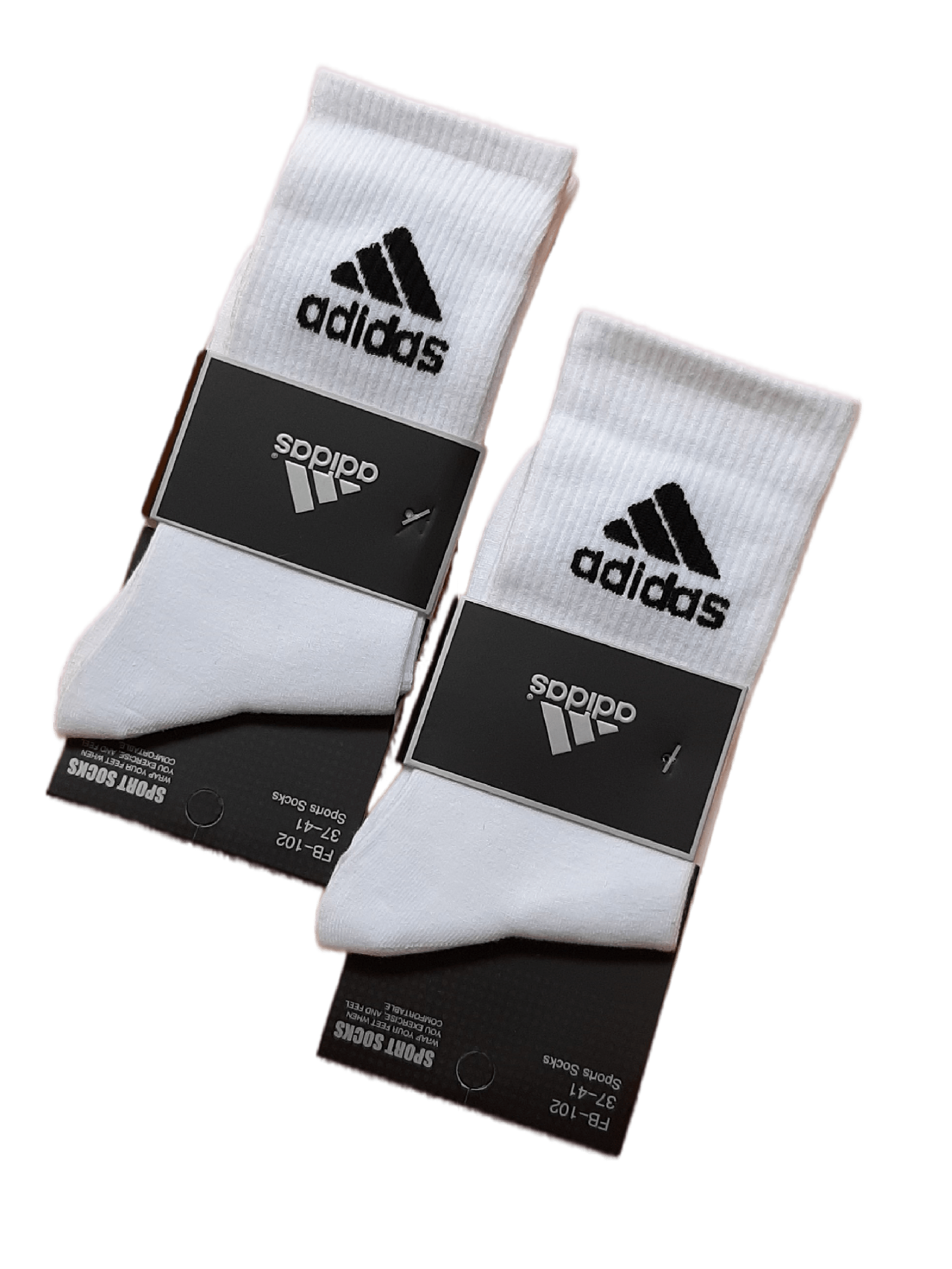 Комплект носков женских Adidas ADIDAS-FB-102 белых 37-41