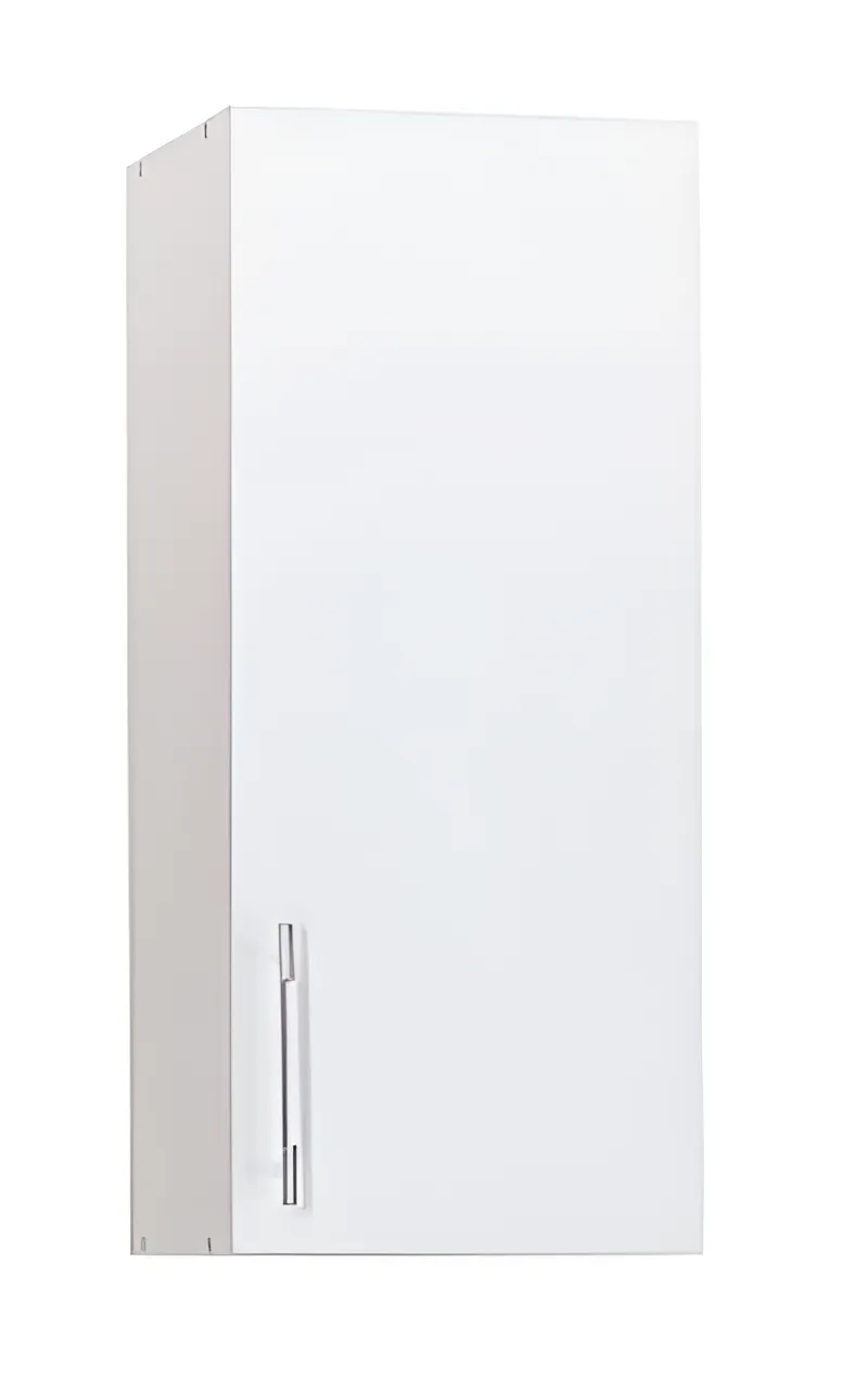 Шкаф для посуды SANTREK 40 белый металлик фасад МДФ