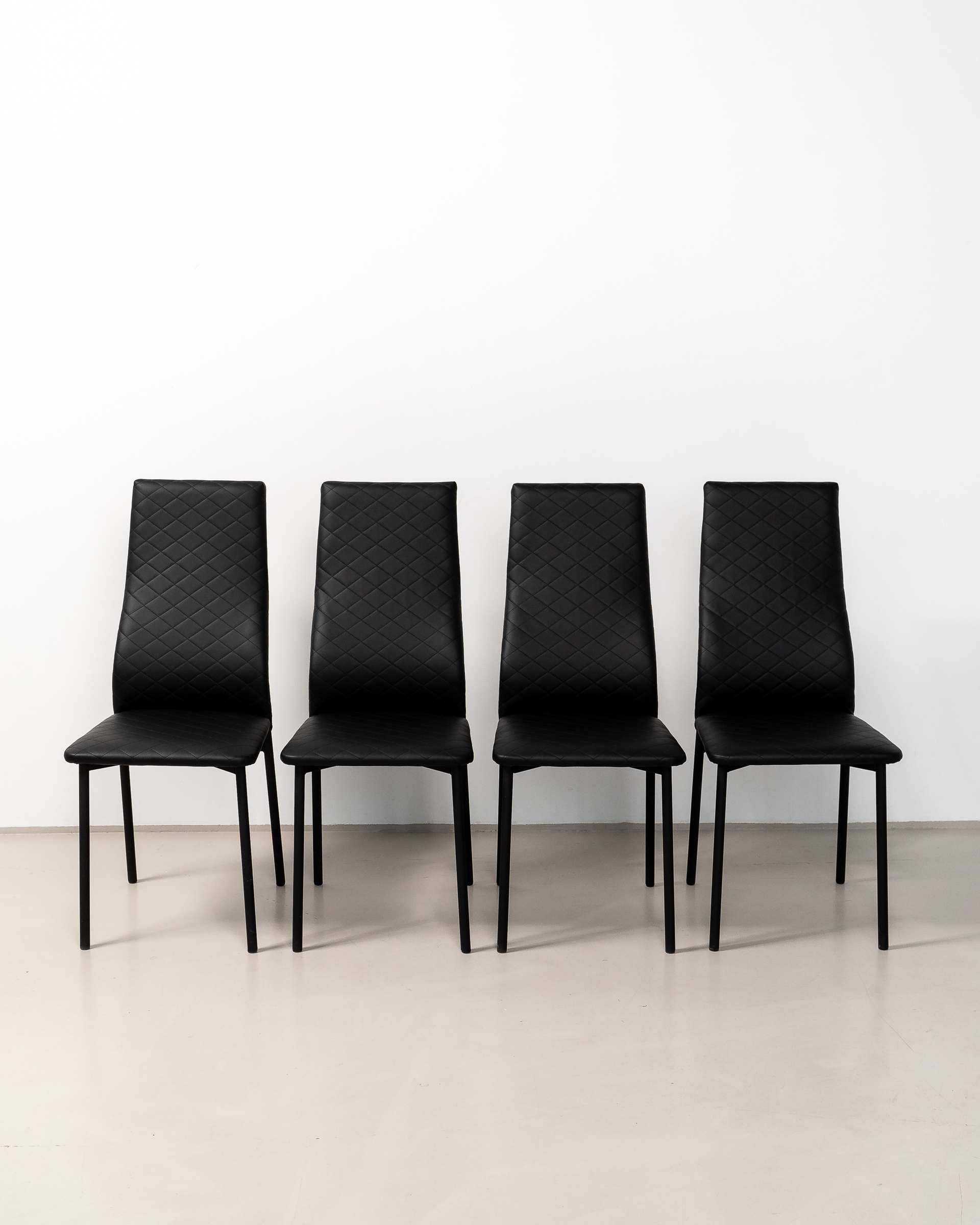 Комплект стульев для кухни SANYAK Ромб Стандарт, Черный, 4 шт