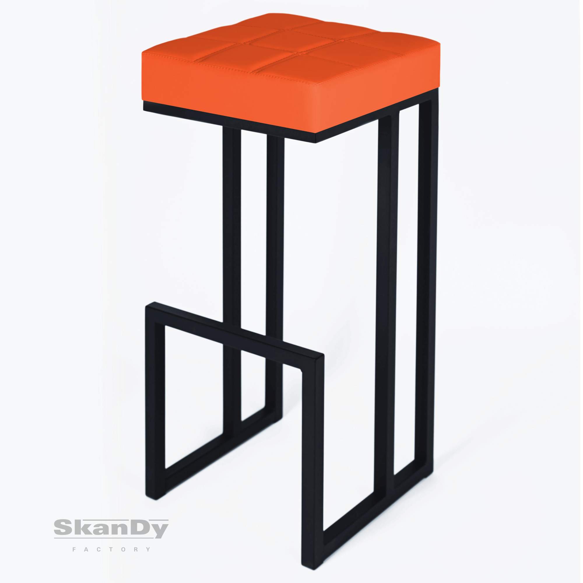 Барный стул SkanDy Factory Джаз, 81 см, оранжевый