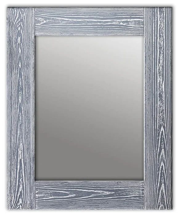 Зеркало Шебби Шик Серый Прямоугольное 50х65 см