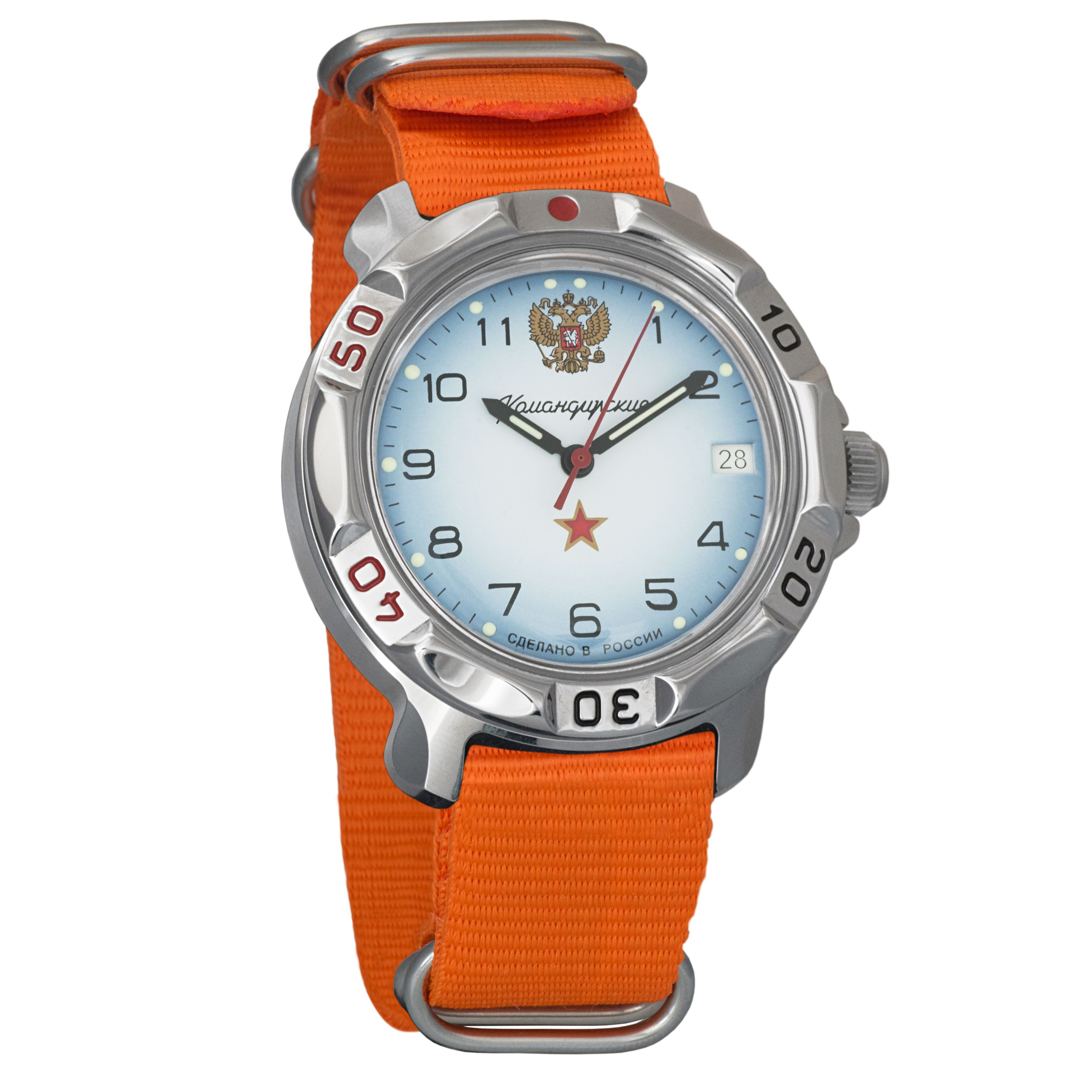 Наручные часы мужские Восток 811323 оранжевые