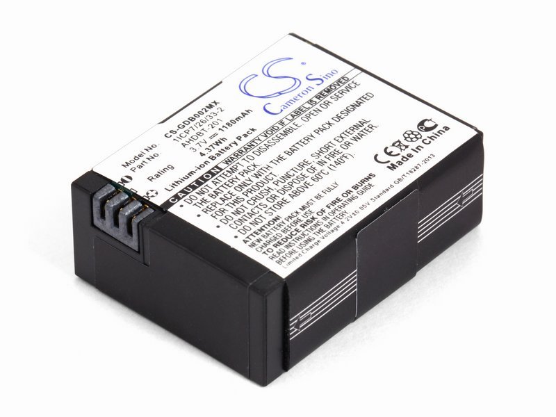 Аккумулятор для камеры GoPro HD HERO3 (AHDBT-201, AHDBT-302)