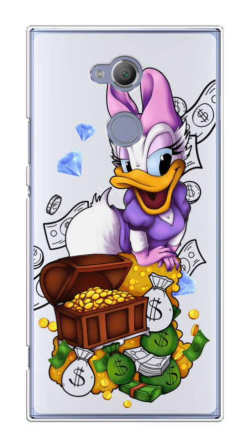 Чехол на Sony Xperia XA2 Ultra "Rich Daisy Duck"