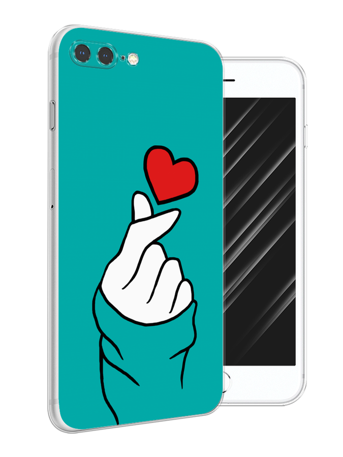 Чехол Awog на Apple iPhone 7 Plus / Айфон 7 Plus "Маленькое сердечко"
