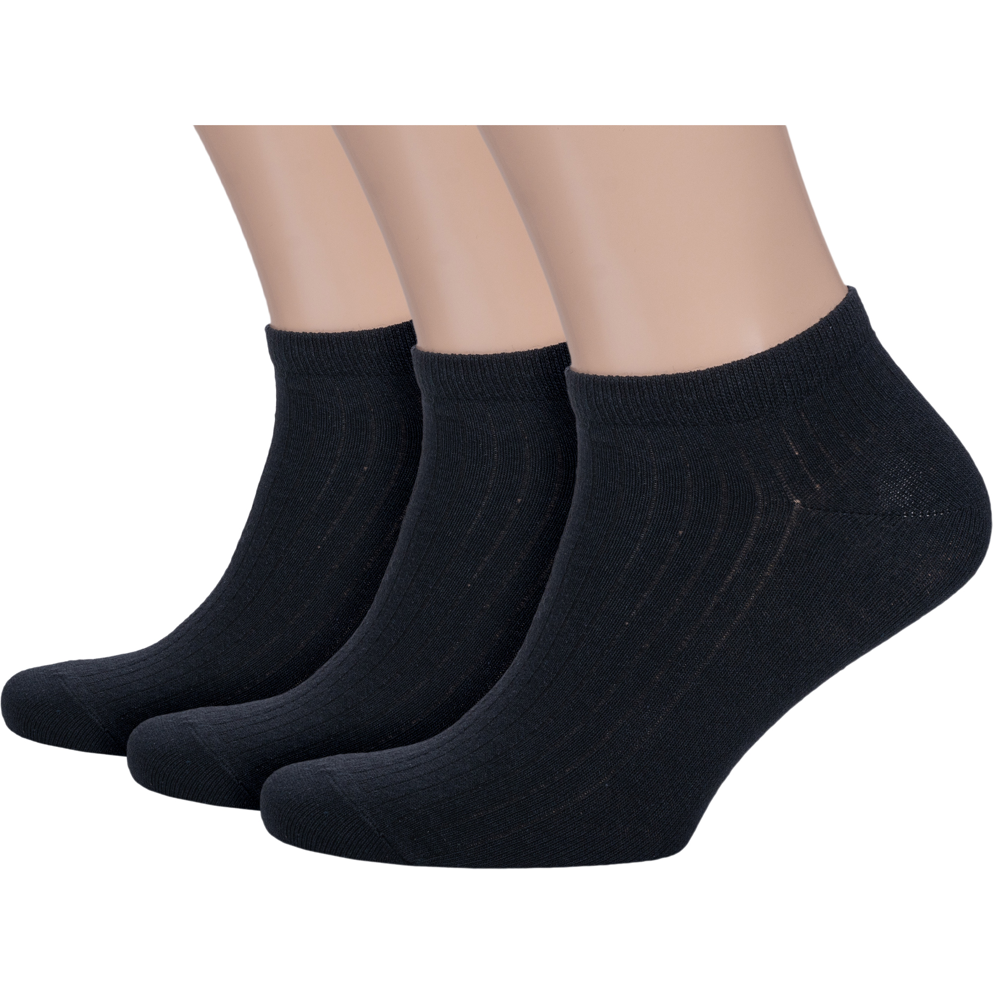 Комплект носков мужских АКОС 3-R46 черных 29-31