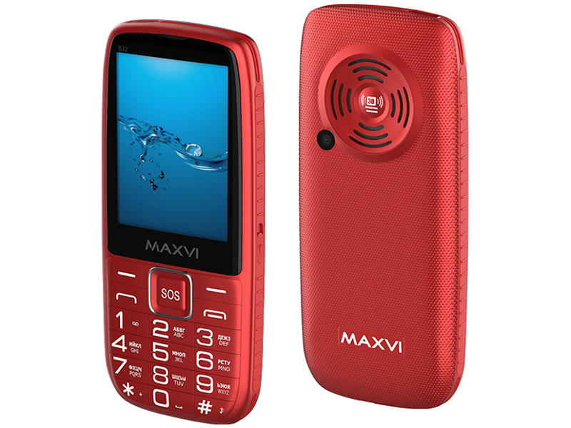 Мобильный телефон Maxvi B32 Red