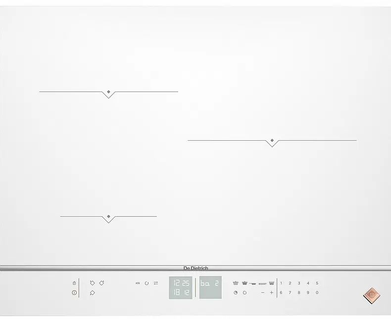 Встраиваемая варочная панель индукционная De Dietrich DPI7572W