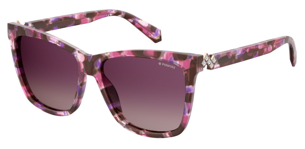 Солнцезащитные очки женские Polaroid PLD 4078/S/X фиолетовые