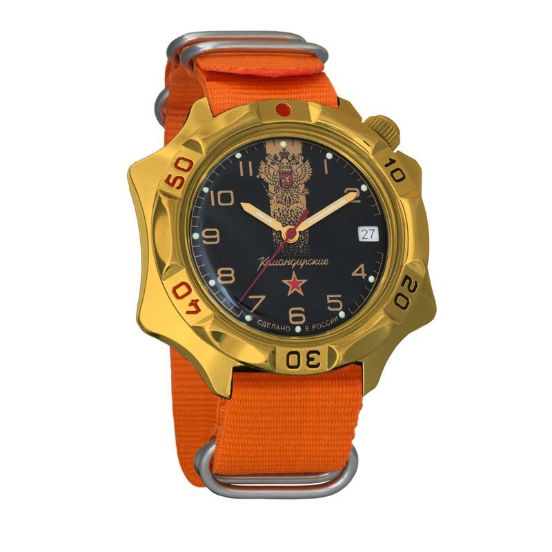 Наручные часы мужские Восток 539792 оранжевые