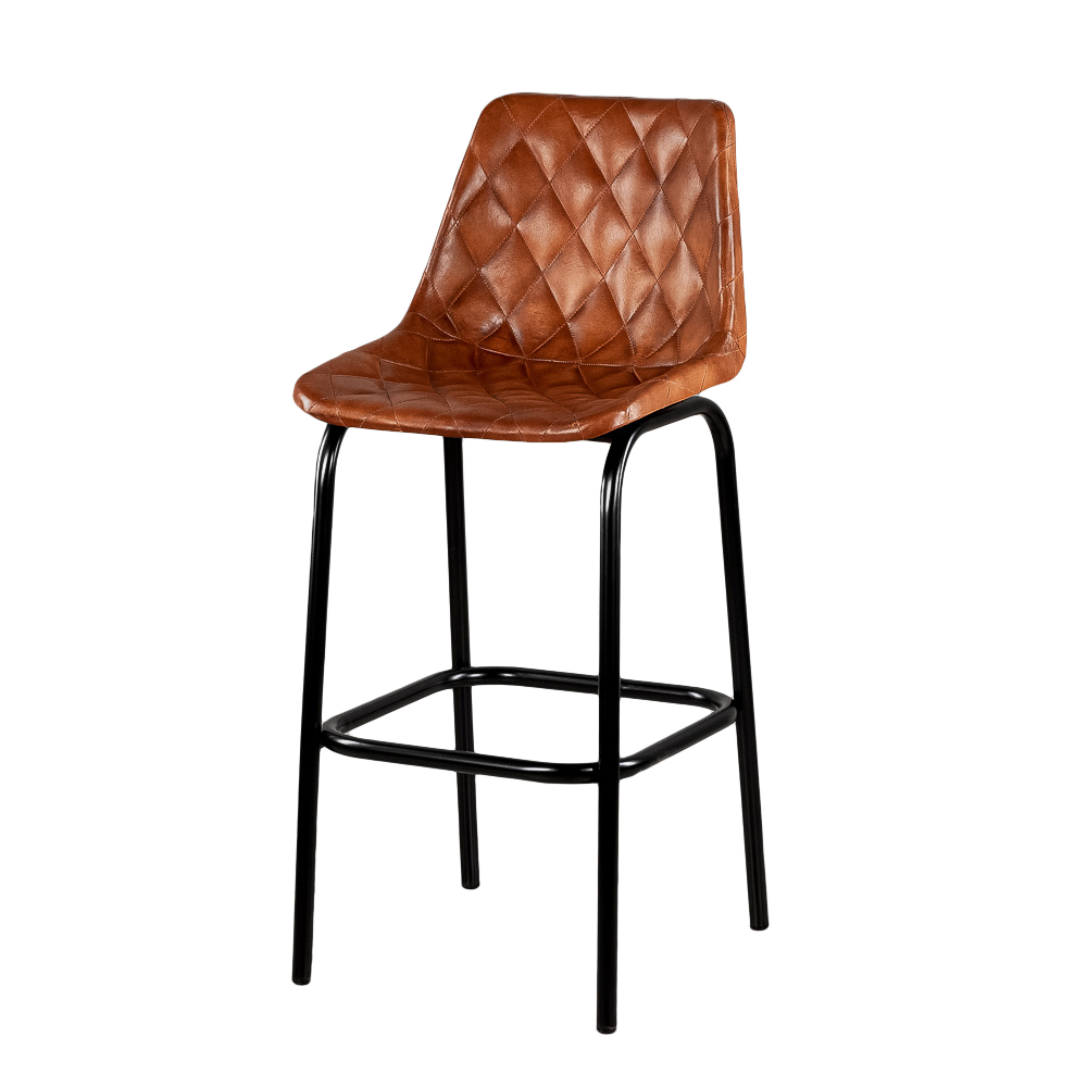 Барный стул Decor-of-today 1866, черный/коричневый
