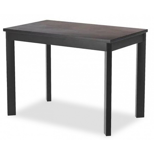 Стол обеденный Дик-мебель DikLine L110, белый хромикс/черный