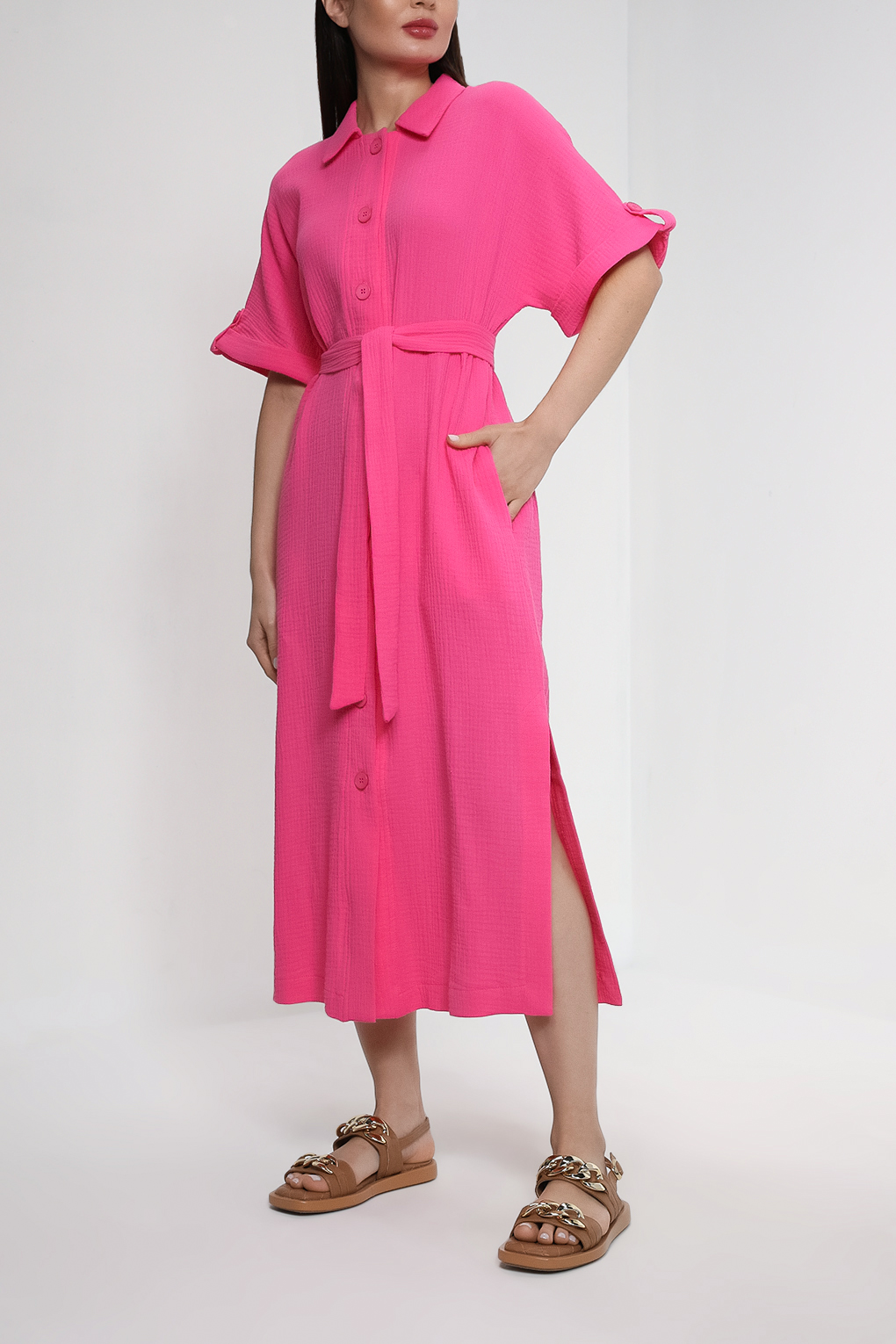 Платье женское Belucci BL23045339CD розовое XS
