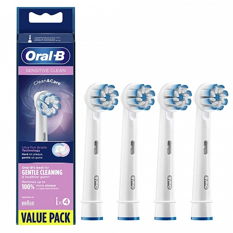 Насадка для зубной щетки Braun Oral-B EB60 Sensitive Clean 4шт