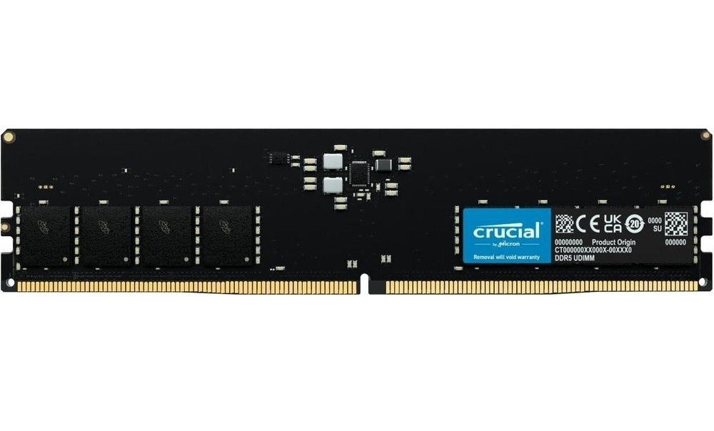 Оперативная память Crucial 8Gb DDR5 4800MHz (CT8G48C40U5)