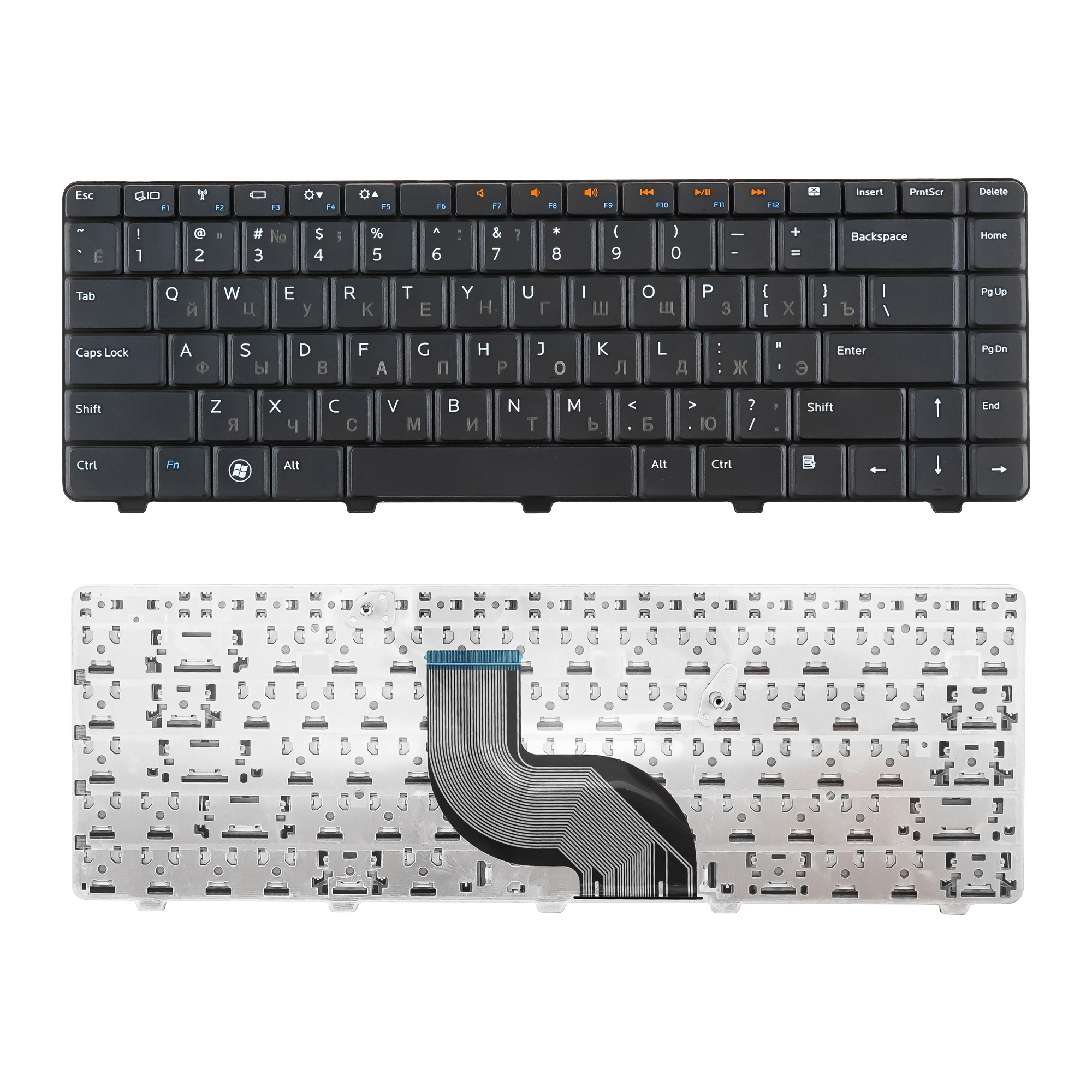 Клавиатура Azerty для ноутбука Dell Inspiron 14V/ 14R/ N3010 черная