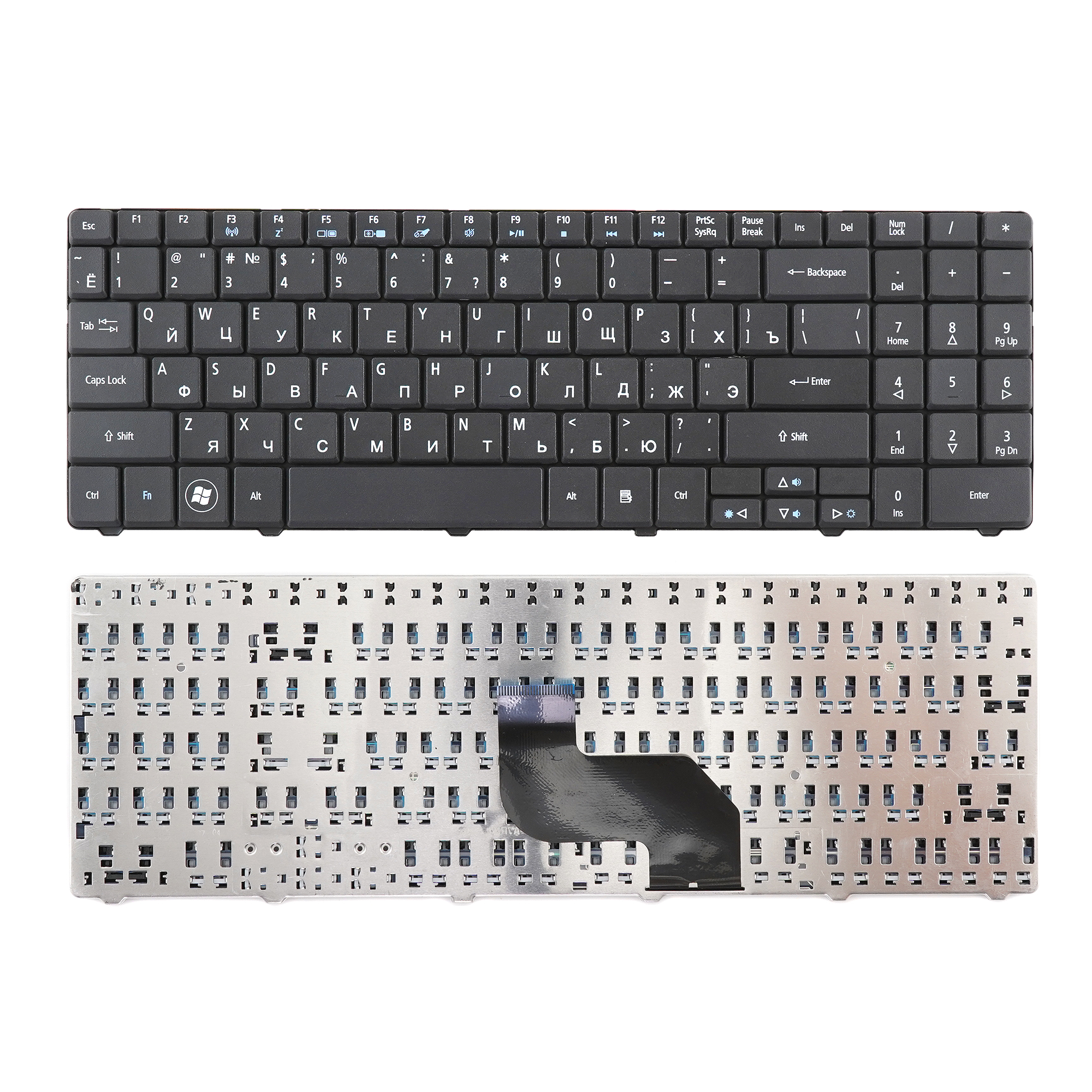 Клавиатура Azerty для ноутбука Acer Aspire  5516/ 5517/ 5532/ 5732/ eMachines E525 черная