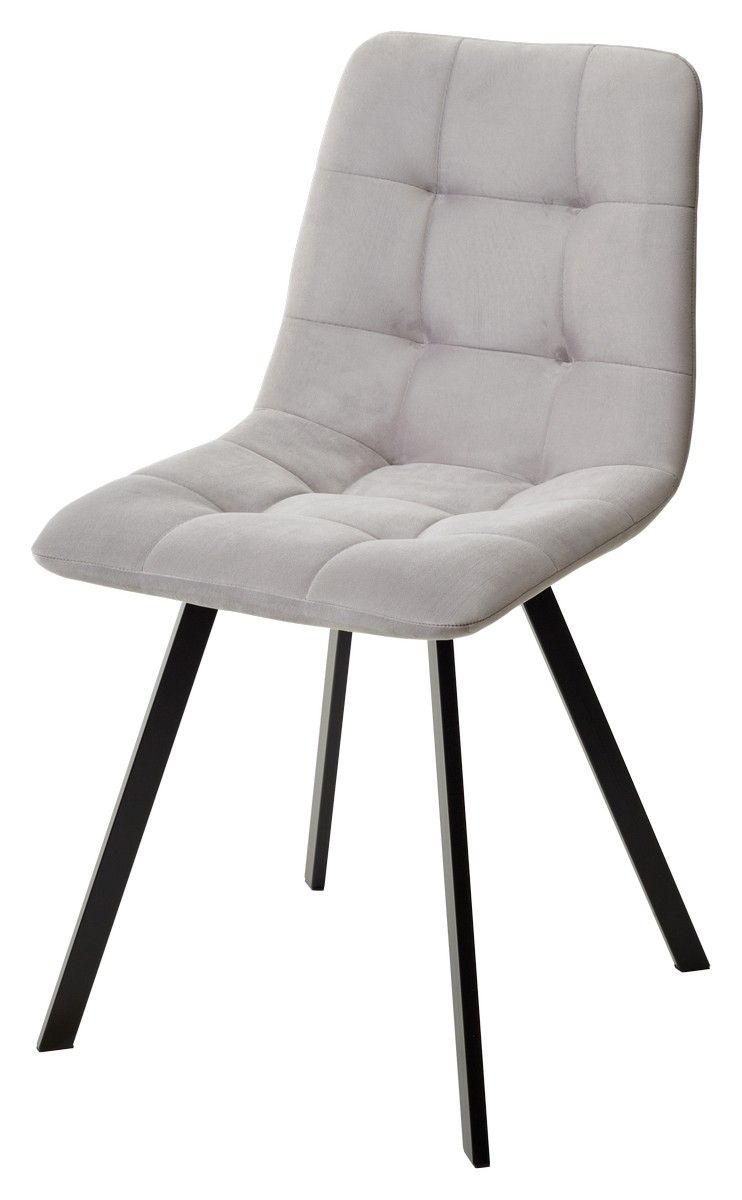 Комплект стульев 4 шт. M-City CHILLI-Q SQUARE, светло-серый/черный