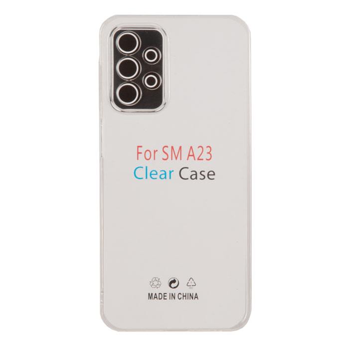 Чехол Clear Case Rocknparts для Samsung Galaxy A23 прозрачный силикон, техпак