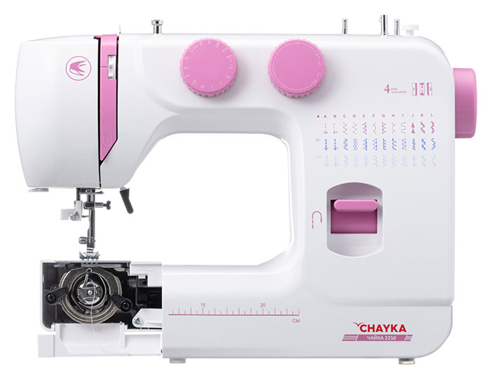 Швейная машина CHAYKA 2250 белая, розовая