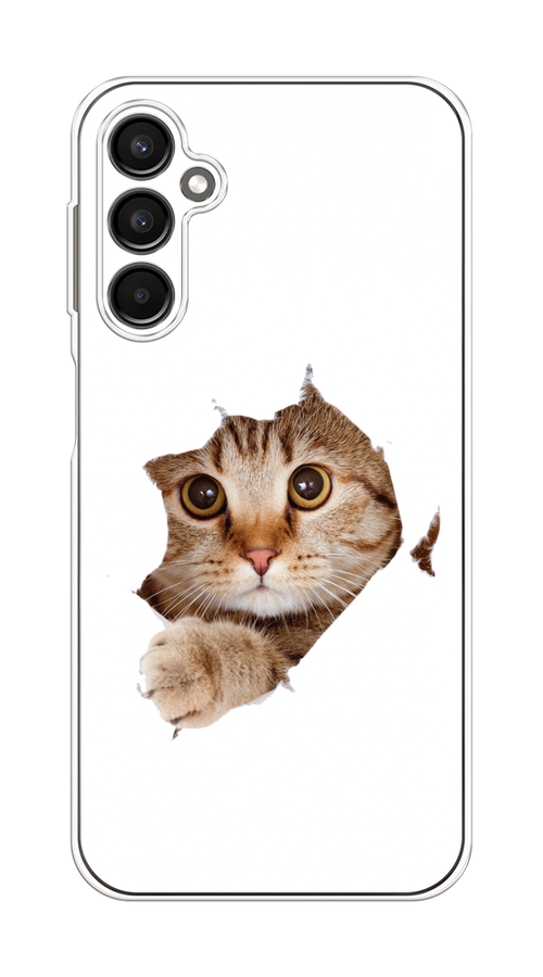 Чехол на Samsung Galaxy A24 "Кот и бумага"