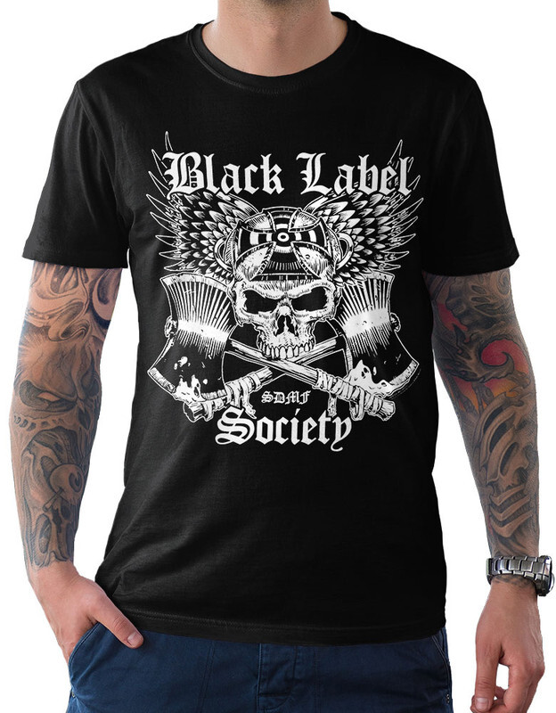 Футболка мужская Design Heroes Black Label Society черная XS