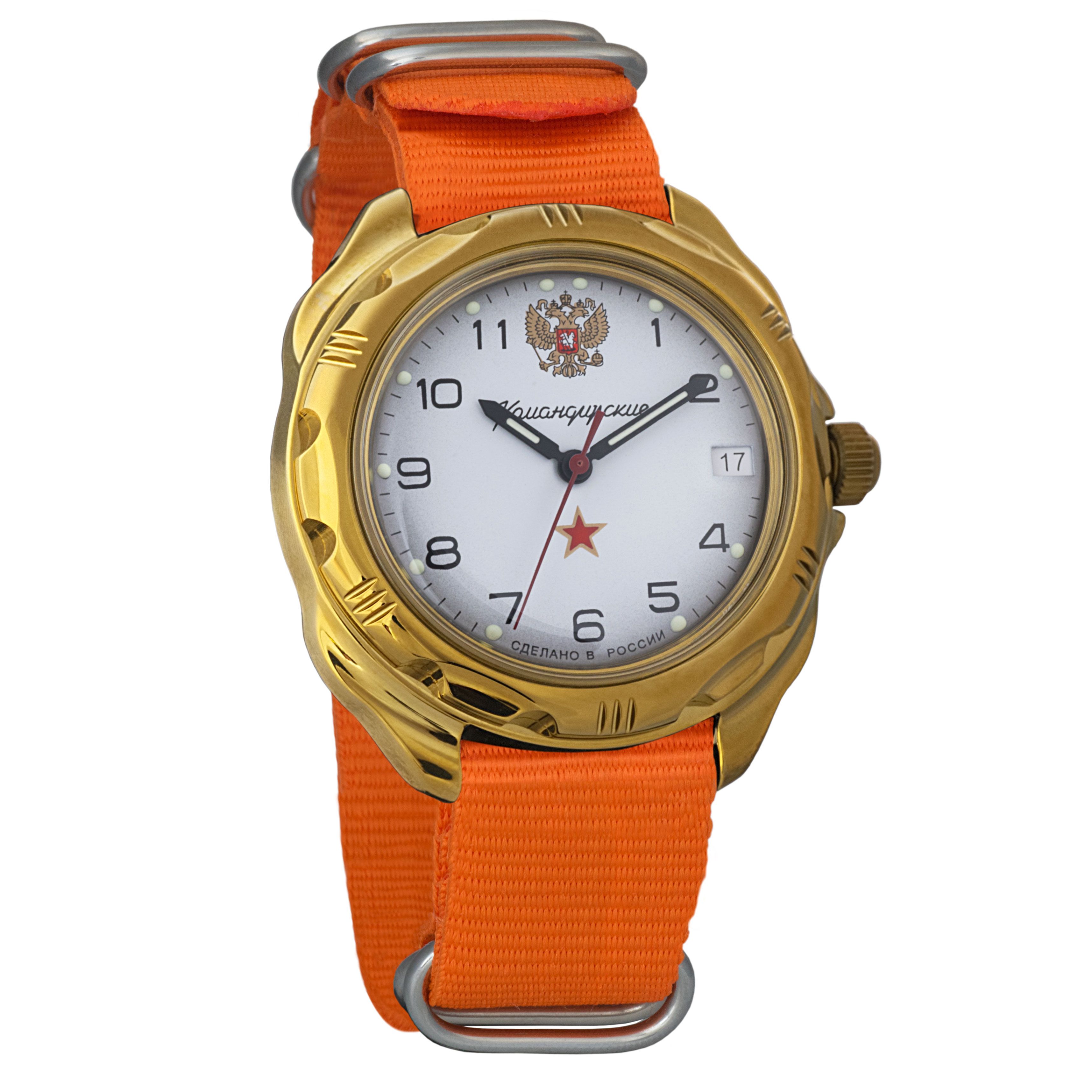 Наручные часы мужские Восток 219322 оранжевые