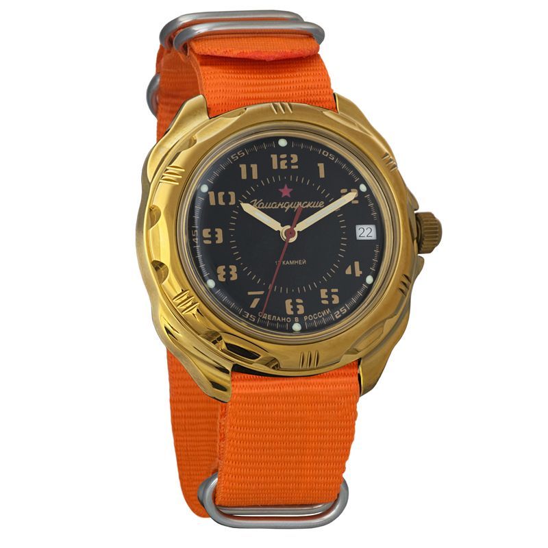 Наручные часы мужские Восток 219123 оранжевые