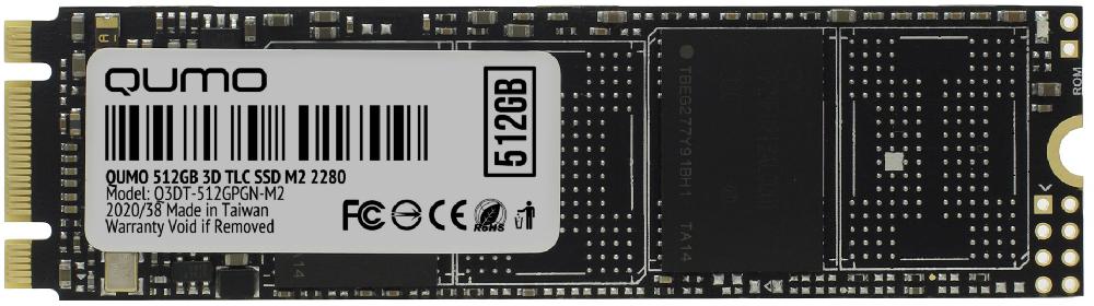 SSD накопитель QUMO Novation M.2 2280 512 ГБ (Q3DT-512GPGN-M2)