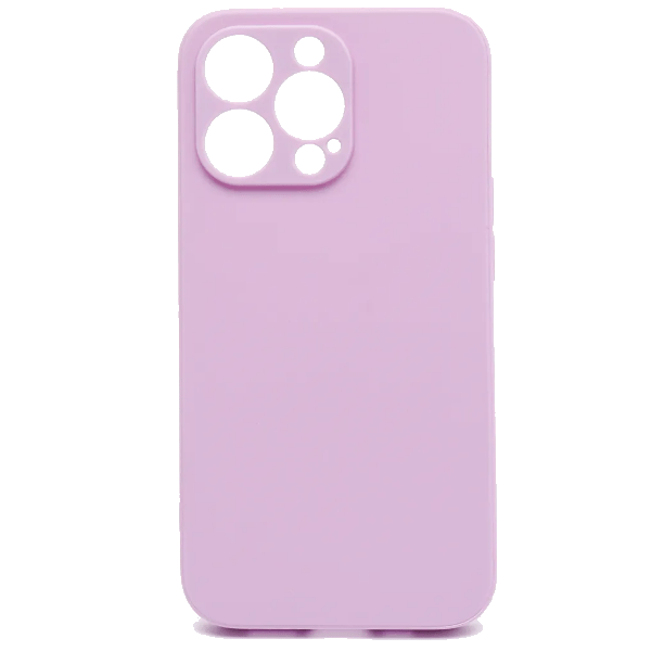 Чехол iPhone 14 Pro Max цветной силикон, лавандовый