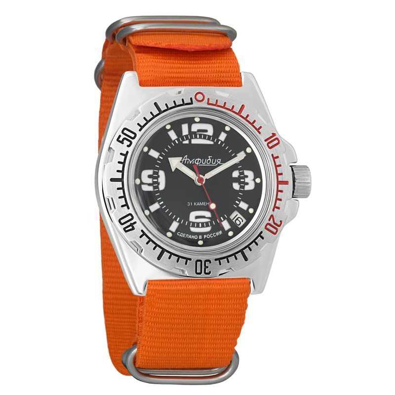 Наручные часы мужские Восток 110903 оранжевые