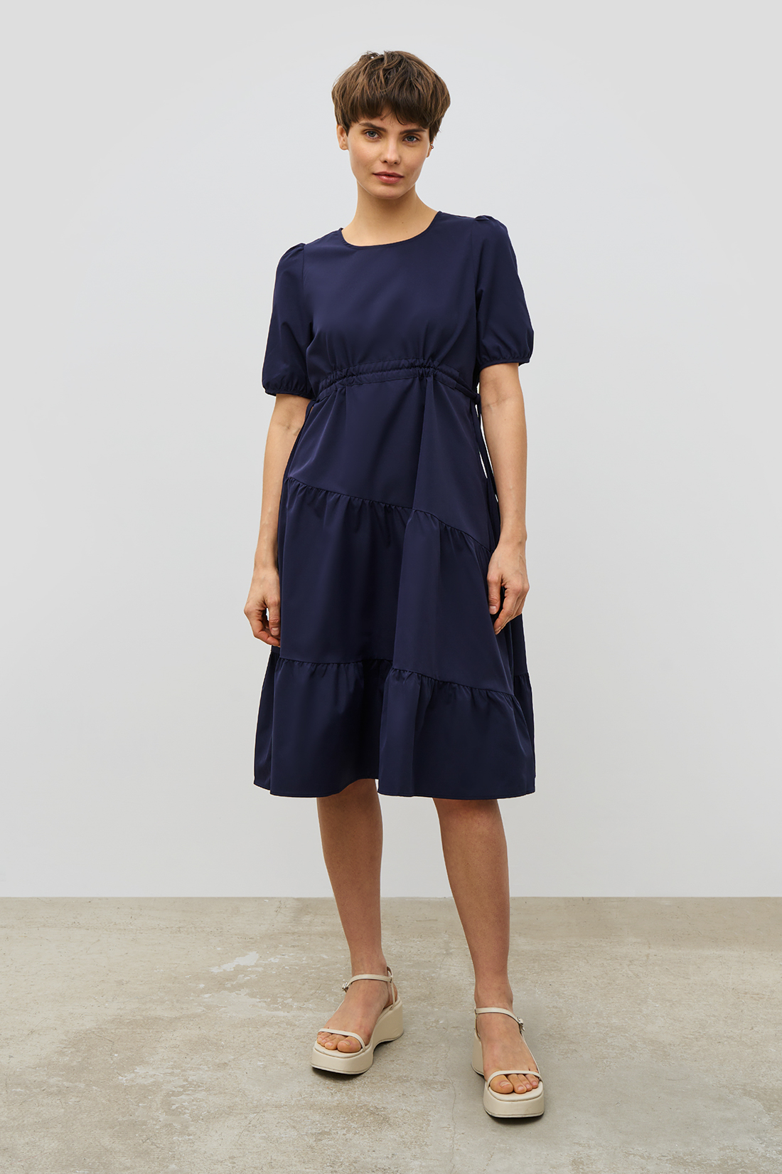 Платье женское Baon B4523089 синее XS
