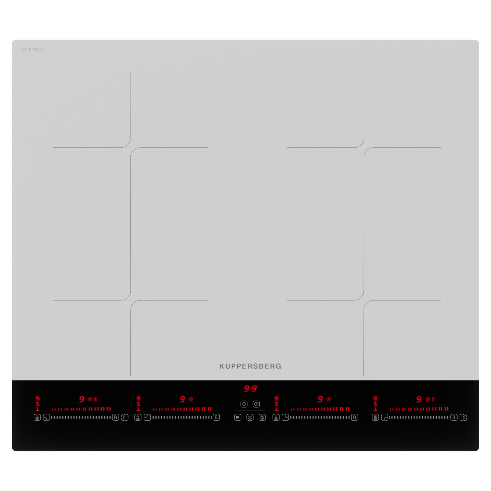 Встраиваемая варочная панель индукционная Kuppersberg ICI 622 W белый