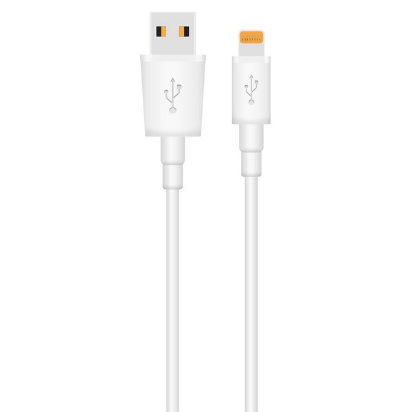 Krutoff Кабель USB Lightning Krutoff Modern (1m) белый