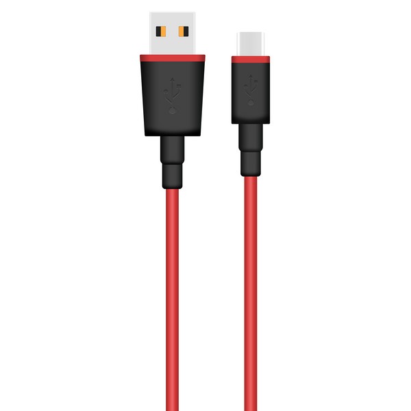 Krutoff Кабель USB Type-C Krutoff Modern (1m) красный